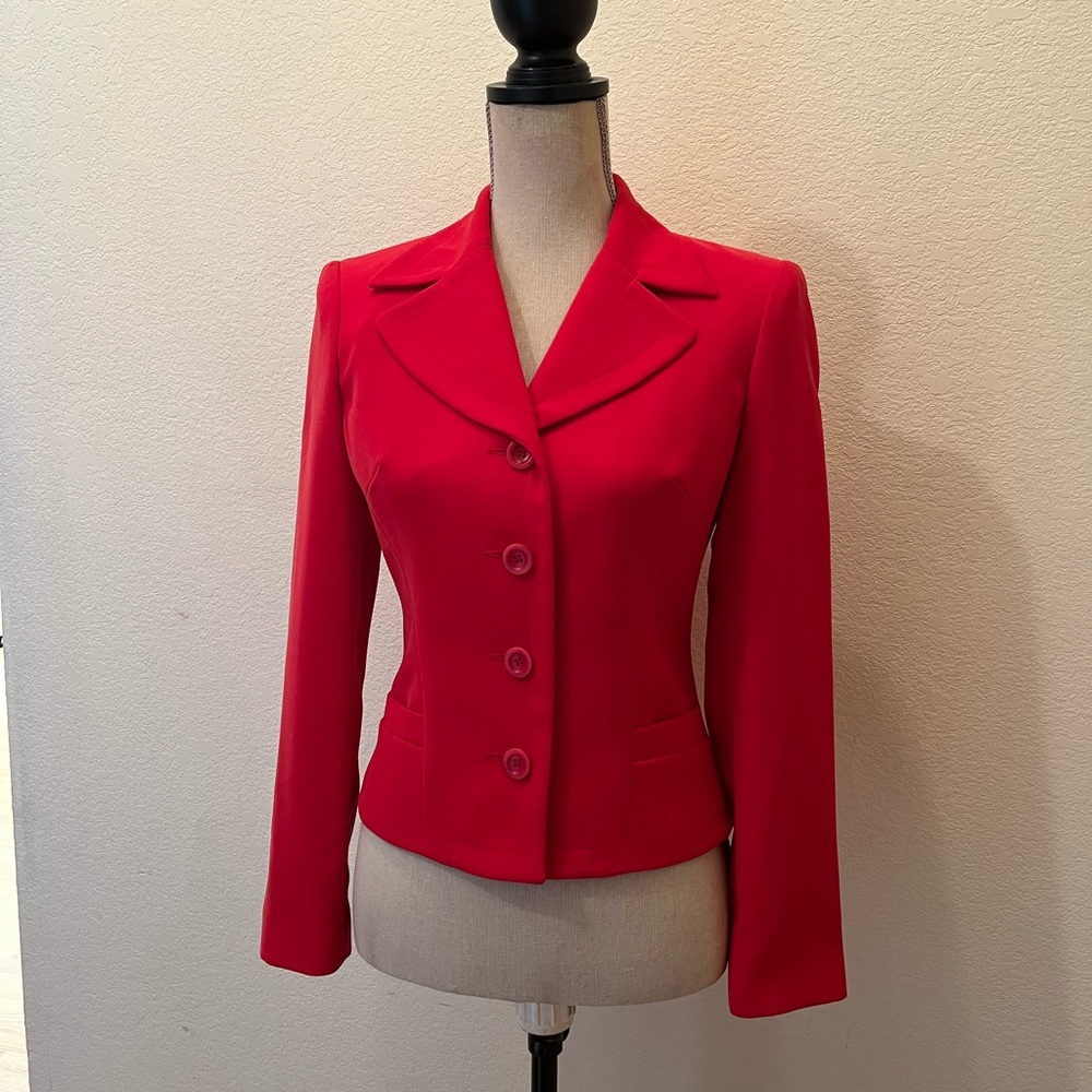 Bebe Red Women's Blazer - Gem